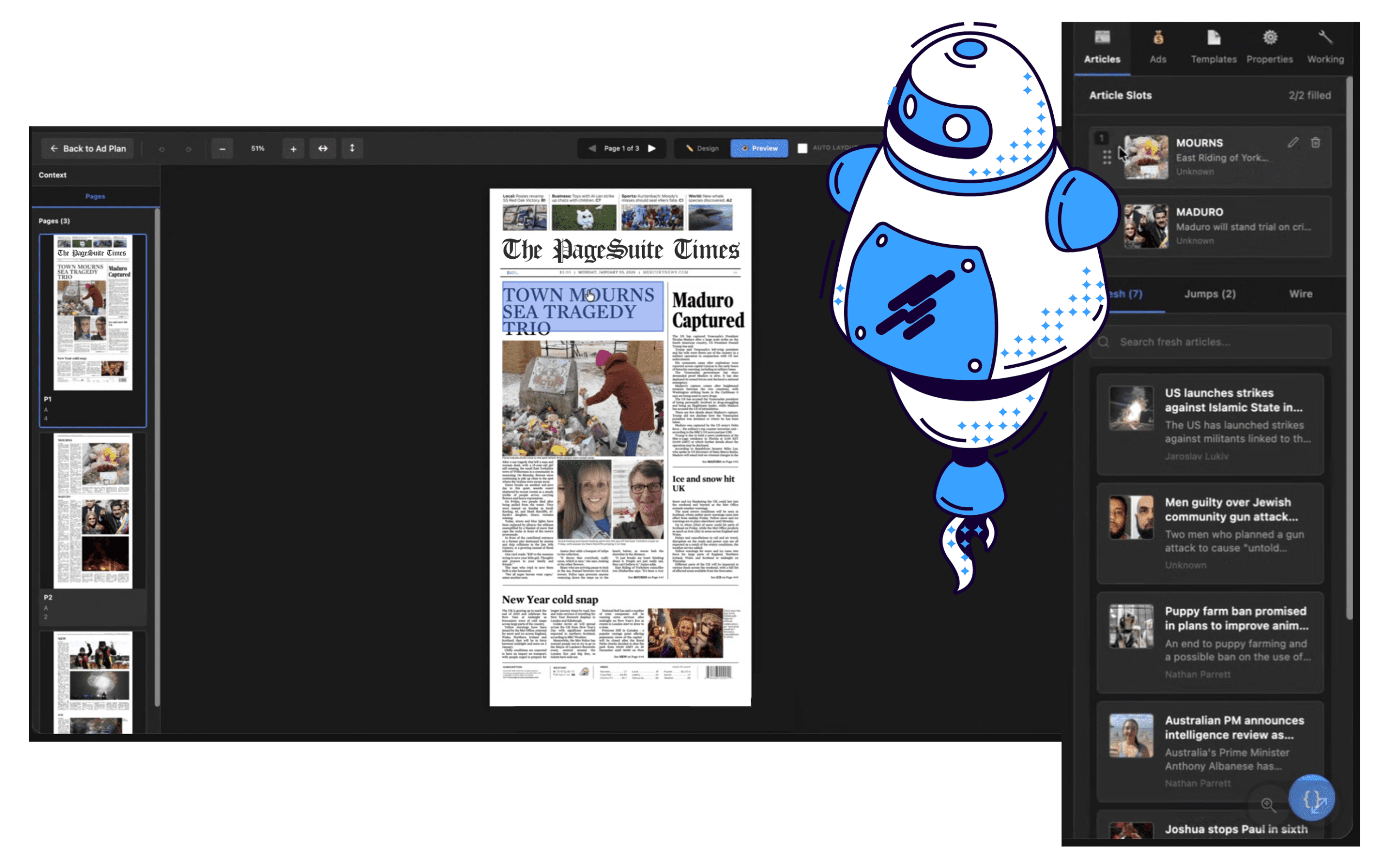 Automated Page Layout for Digital Publishing | PageSuite